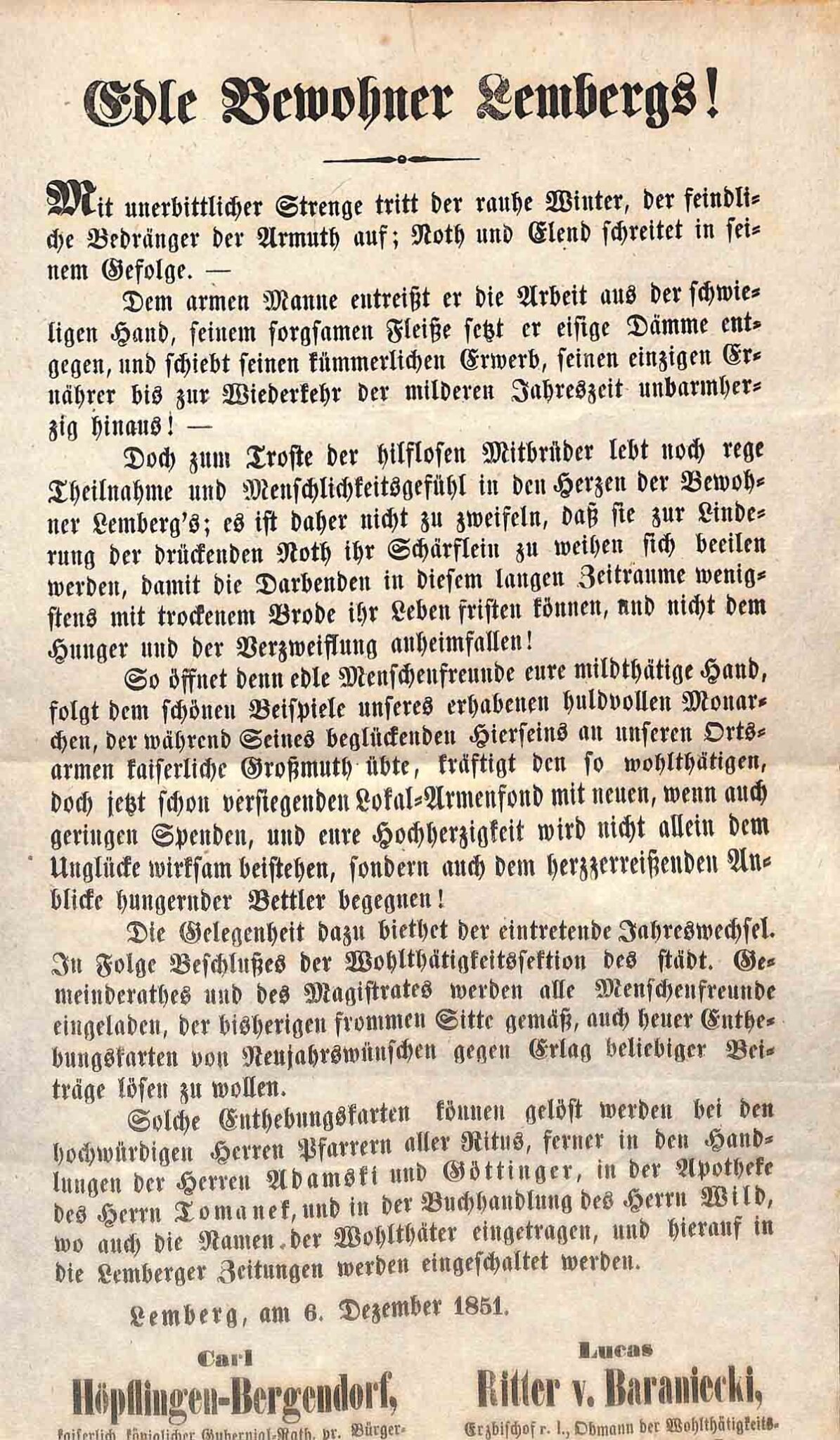 Armenhilfe in Lemberg in der Mitte des 19. Jahrhunderts – Galizien ...